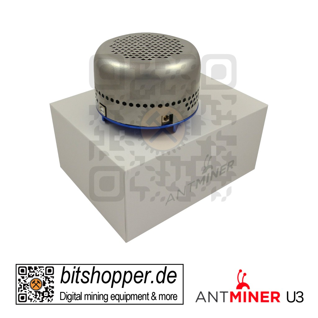 Bitcoin Miner Bitmain AntMiner U3 USB ASIC Miner 63 GH/s