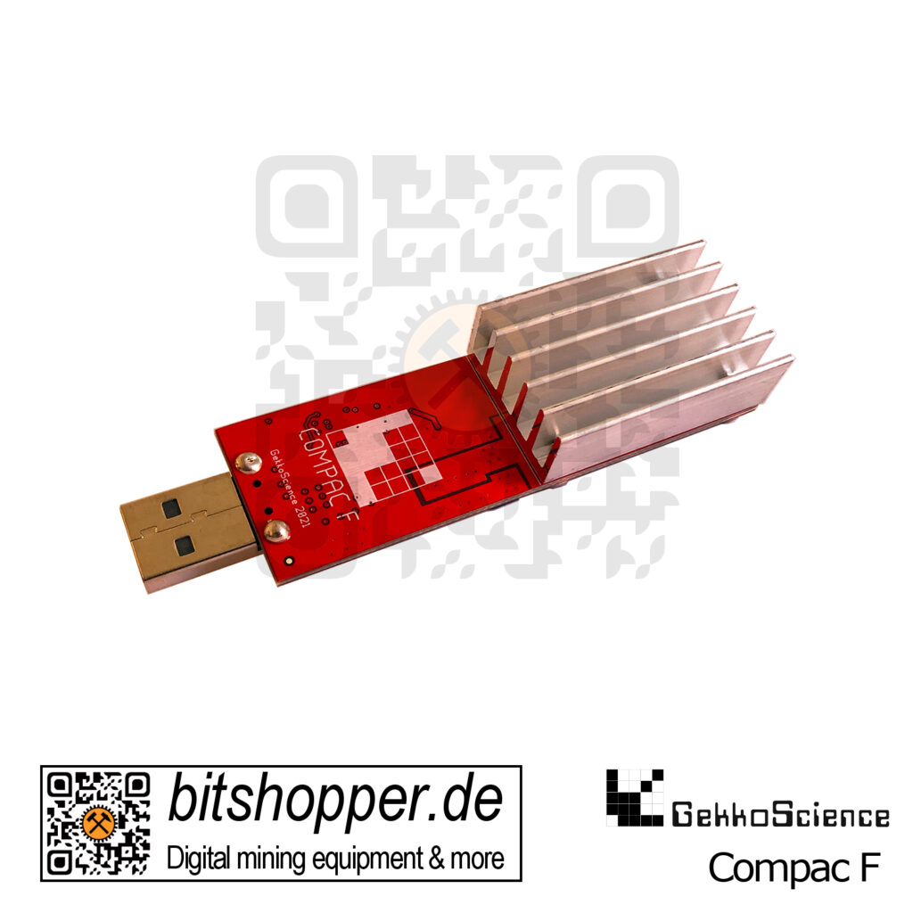 USB-Stick Miner GekkoScience Compac F 200-350 GH/s